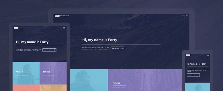 Forty | HTML5 UP