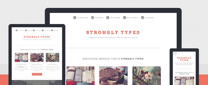 Strongly Typed Html5 Up 